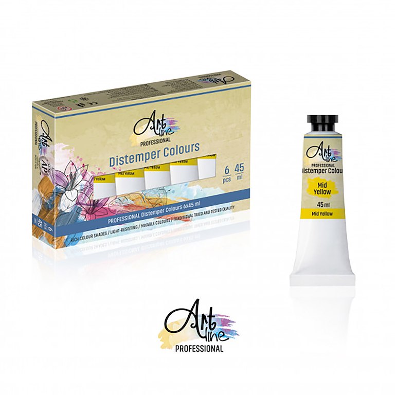 Tempera med.zuta 45ml