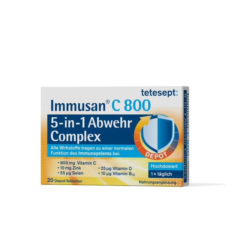 Tetesept Immusan C800 5in1 20 tableta