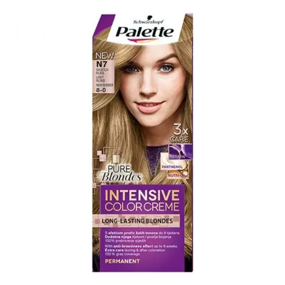 Palette Farba N7 Light blond