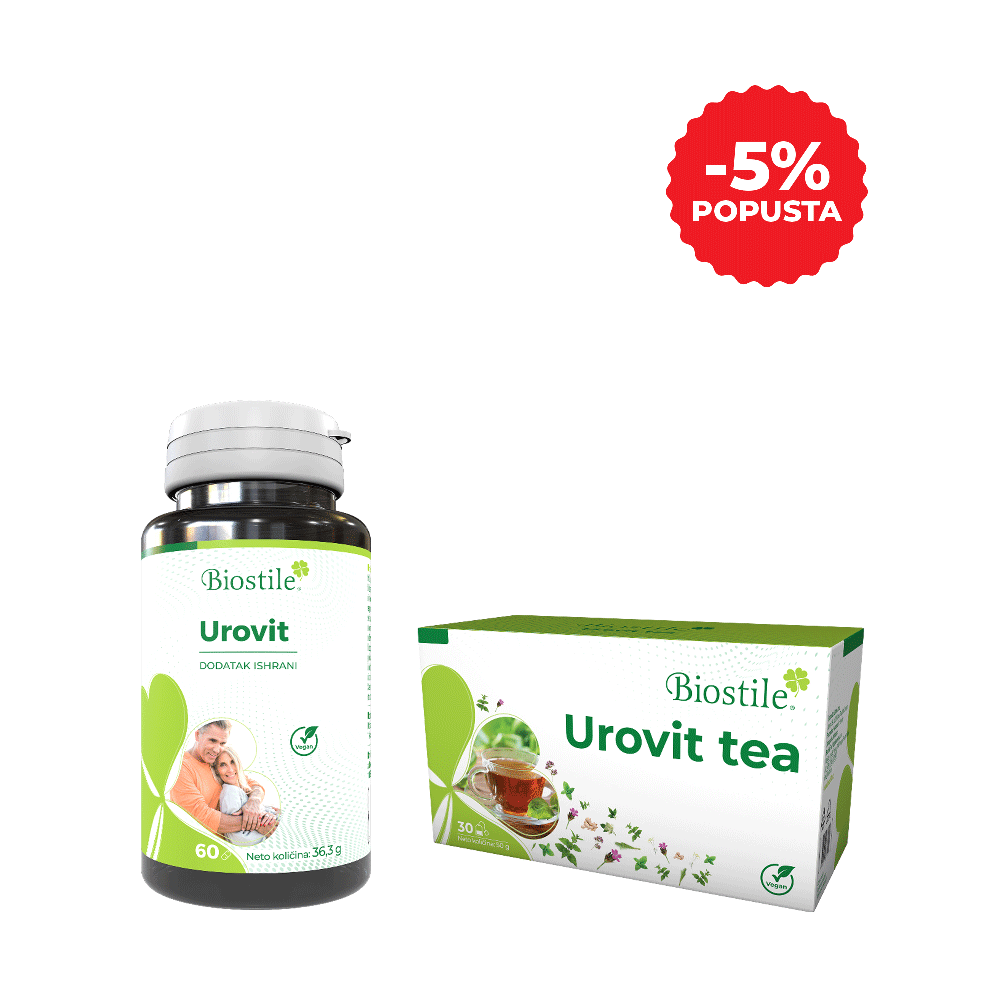 Urovit Kapsule + Urovit Čaj