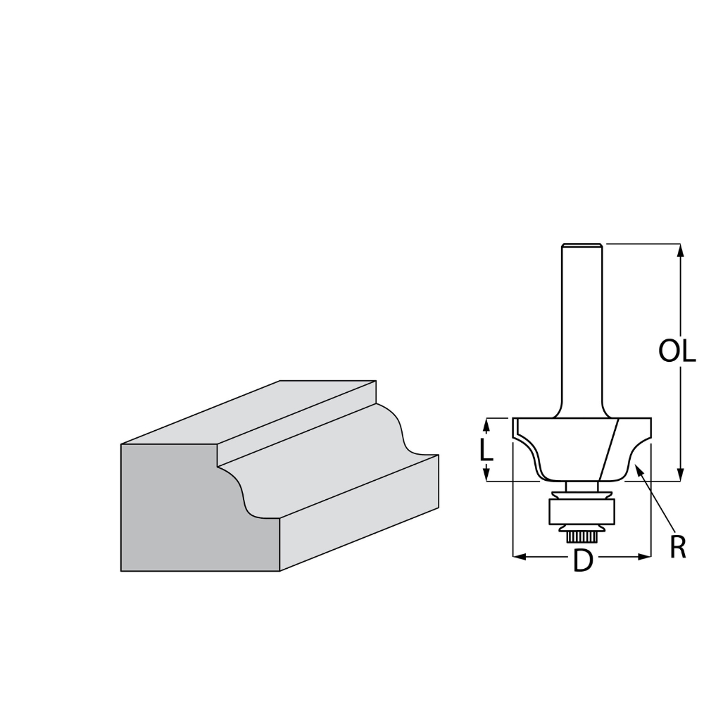 Makita Glodalo 55,3×28,6 mm, D-48751