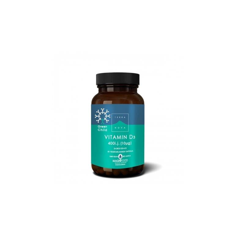 TERRANOVA VITAMIN D3 400IJ 50 KAPSULA