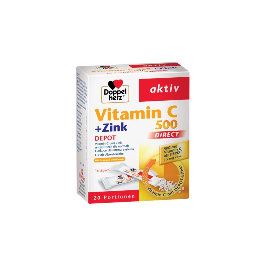 Doppelherz aktiv Vitamin C 500 + Cink Direkt