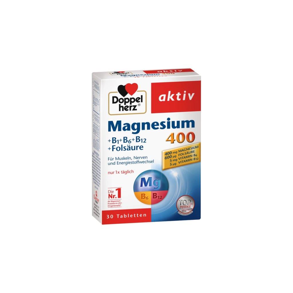 Doppelherz Magnezijum 400+B1+B6+B12+Folna kiselina