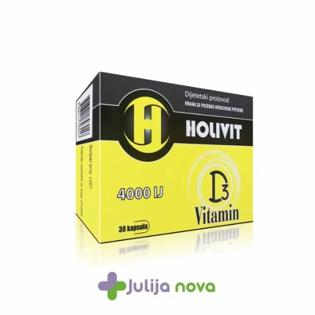 Holivit Vitamin D 4000IU 30 kapsula