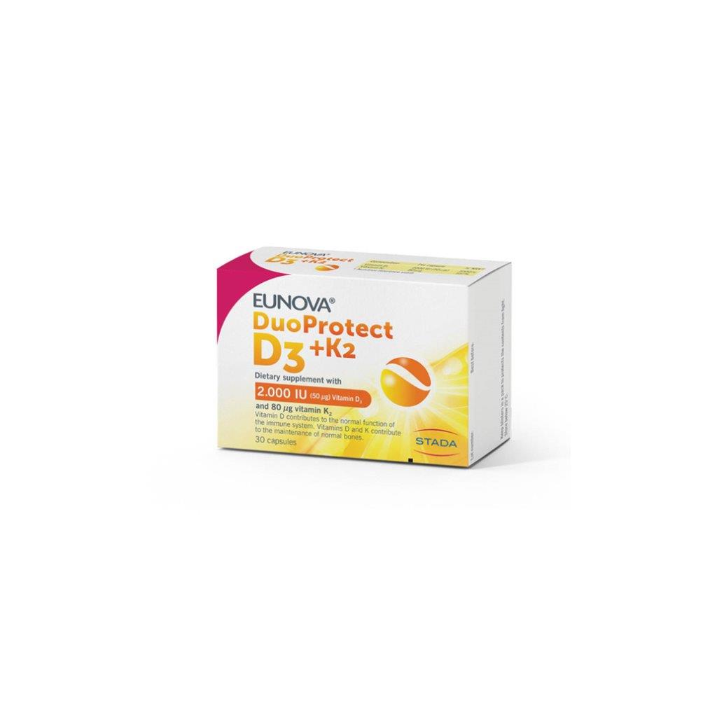 DUOPROTECT D3+K2 (2000IU+80MCG) KAPSULE