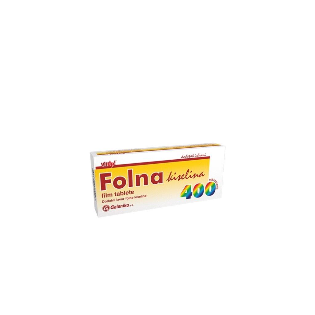 FOLNA KISELINA 400 TABLETE