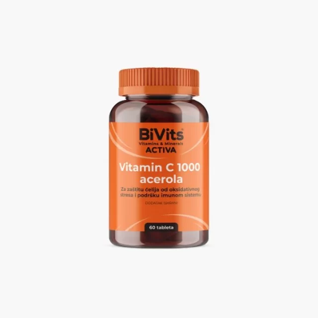 BiVits Activa Vitamin C Acerola 1000mg 60 tableta