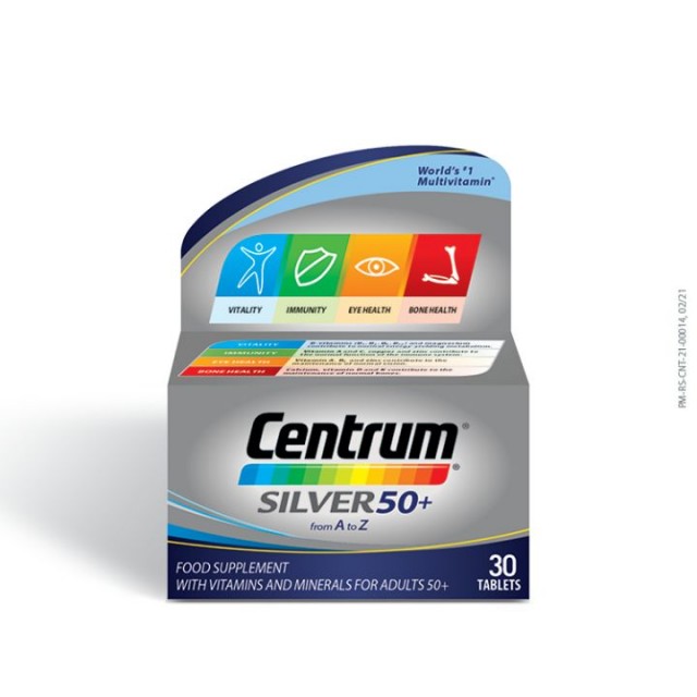 Centrum Silver 50+ 30 tableta