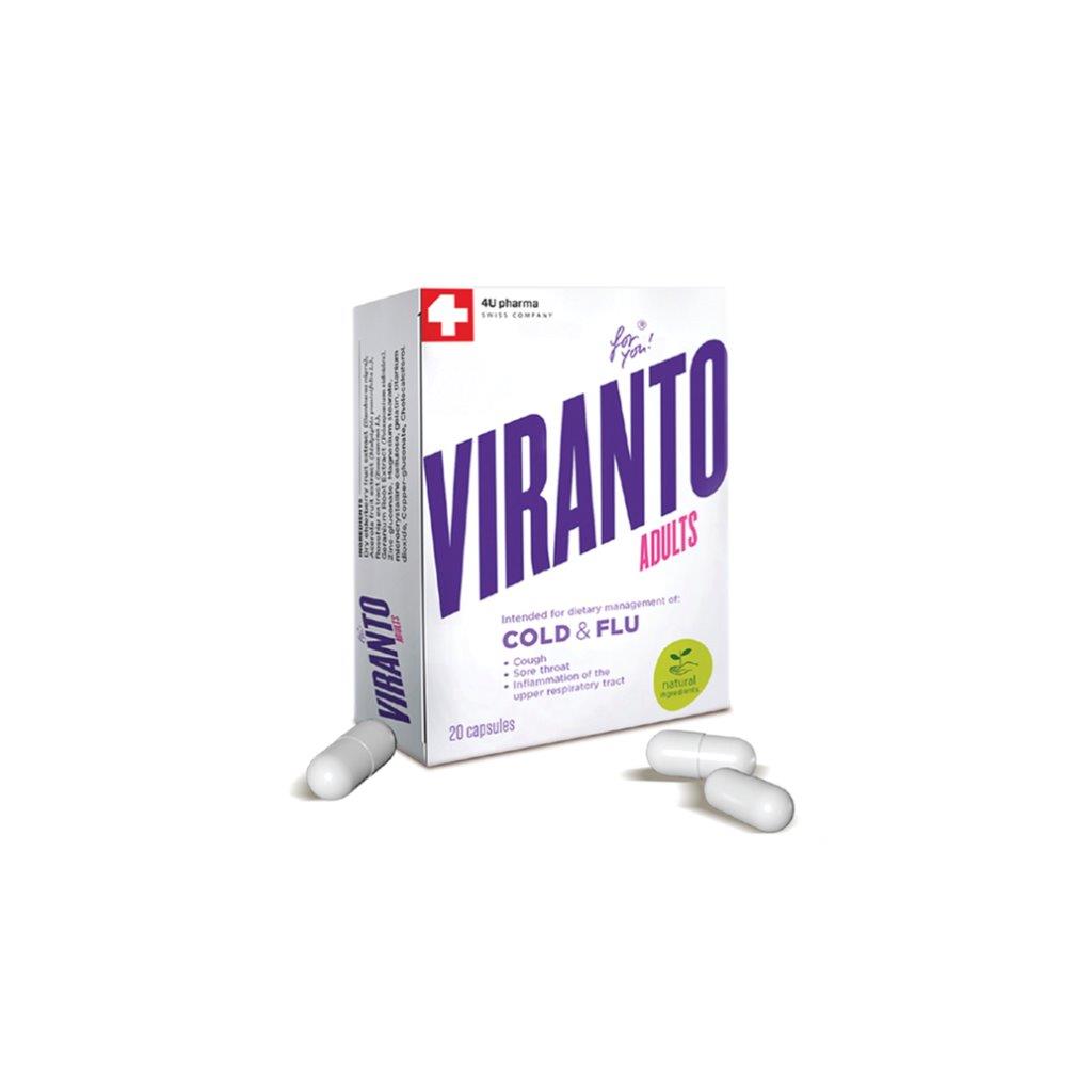 VIRANTO COLD&FLU ADULTS KAPULE 4U