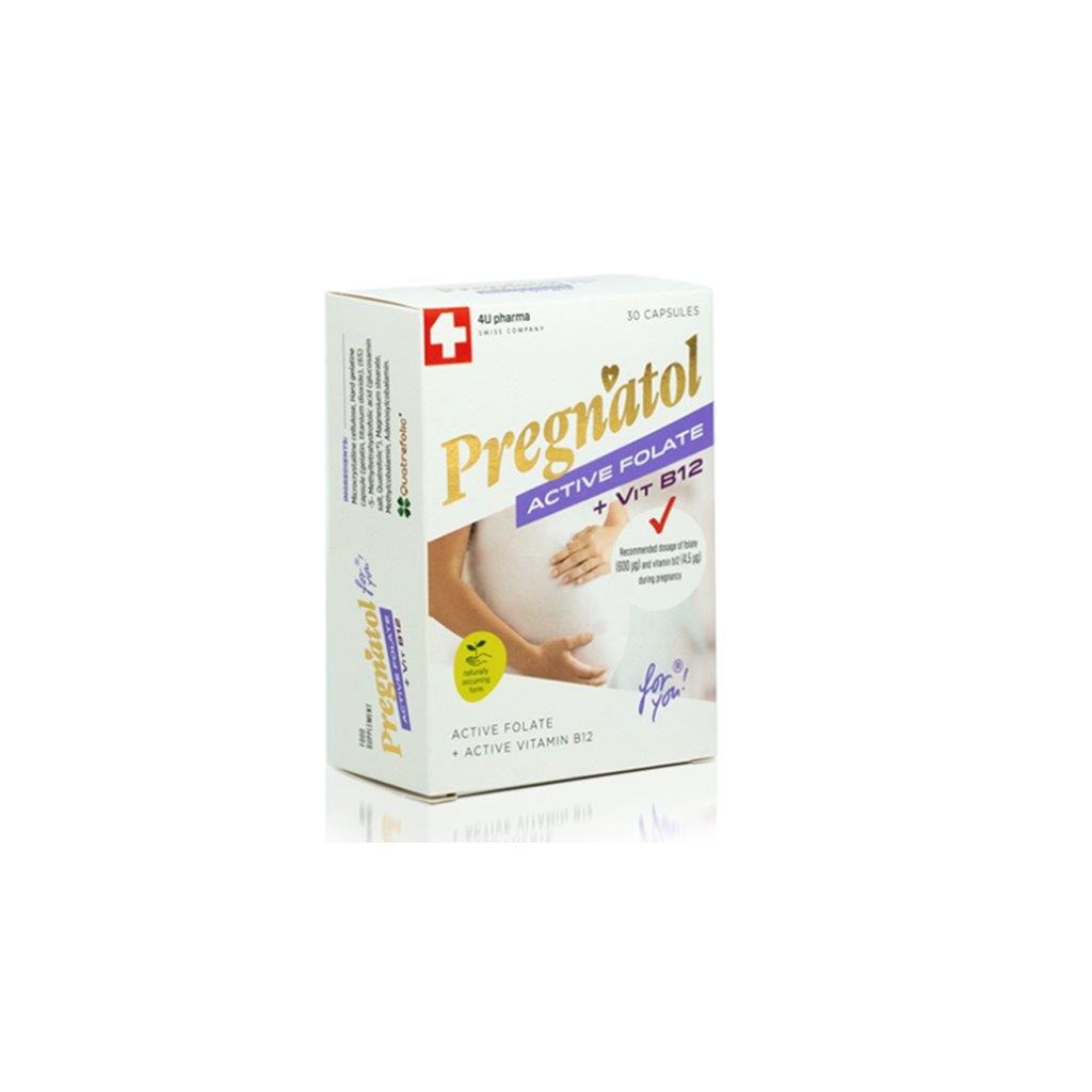 PREGNATOL AKTIVE FOLATE +VITAMIN B12 KAPSULE