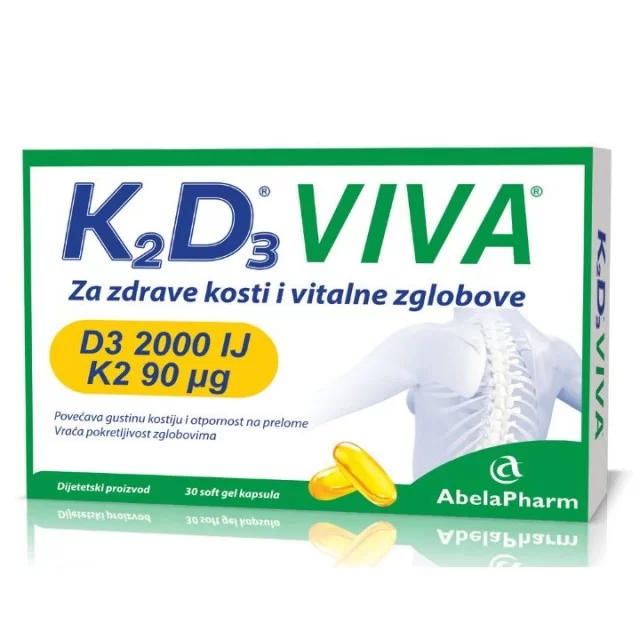 K2 D3 Viva 30 kapsula