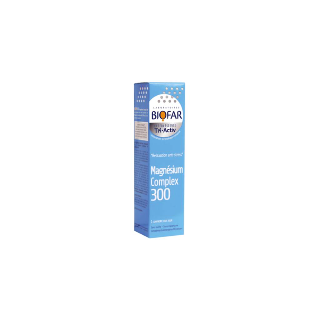 BIOFAR TRI-ACTIV MAGNESIUM COMPLEX 300 ŠUMEĆE TABLETE