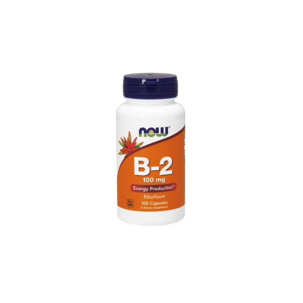 NOW VITAMIN B-2 100 kapsula