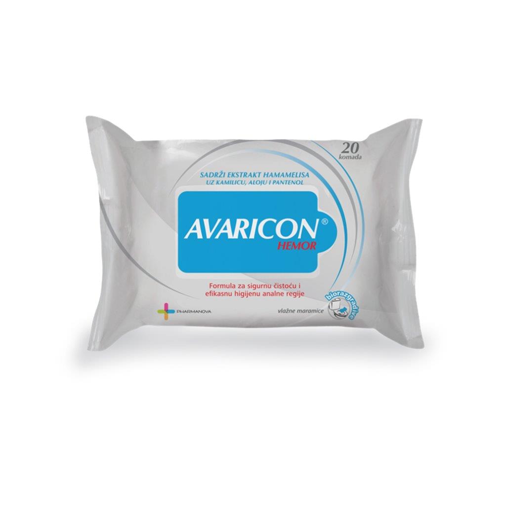 AVARICON HEMOR VLAŽNE MARAMICE