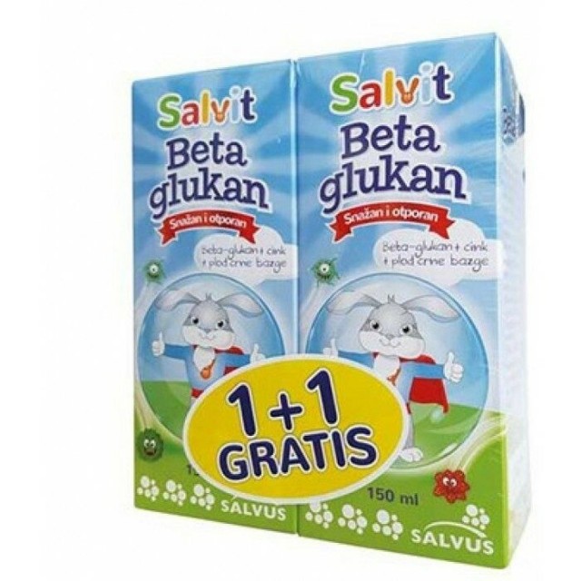 SALVIT Beta glukan sirup 150ml 1+1 gratis