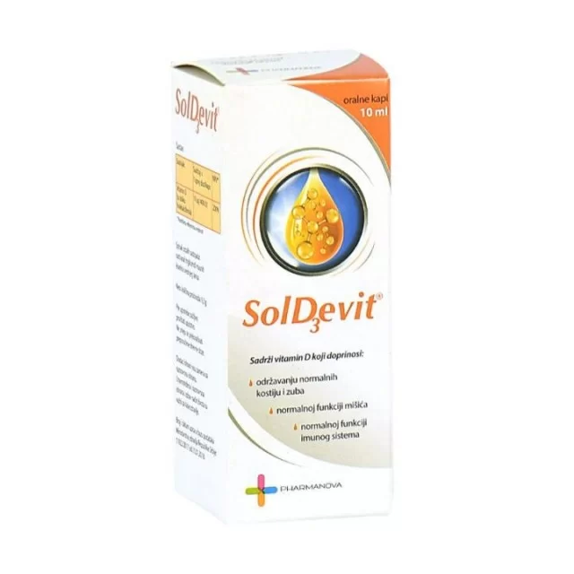 Soldevit rastvor sa pumpicom 10 ml