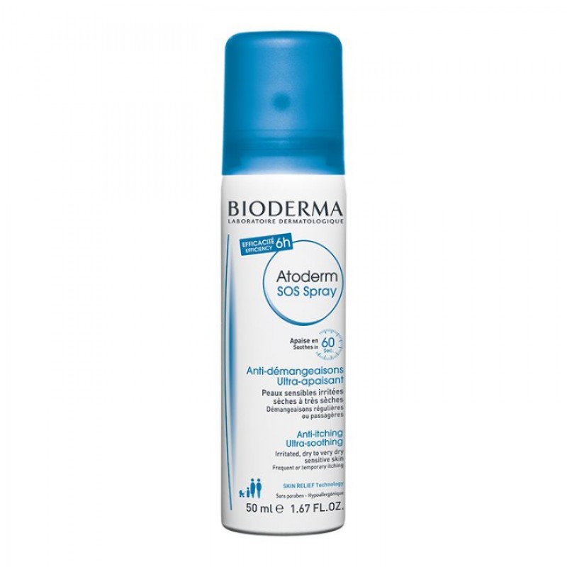 BIODERMA Atoderm SOS Sprej protiv svraba kože 50 ml