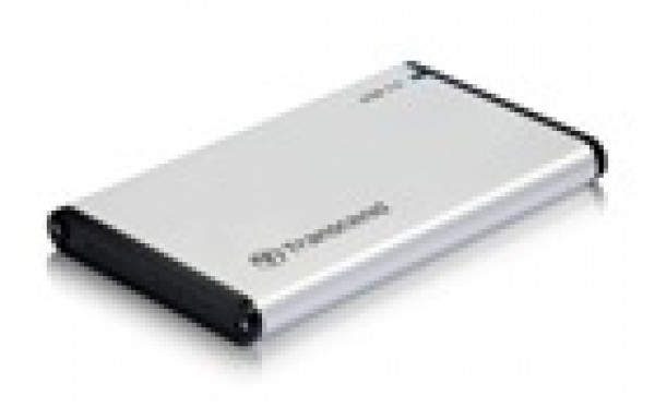 Transcend HDD External Enclosure 2.5'', SATA, USB3.0, Aluminum case, Silver