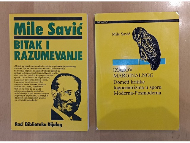 Mile Savić – 2 retke knjige!