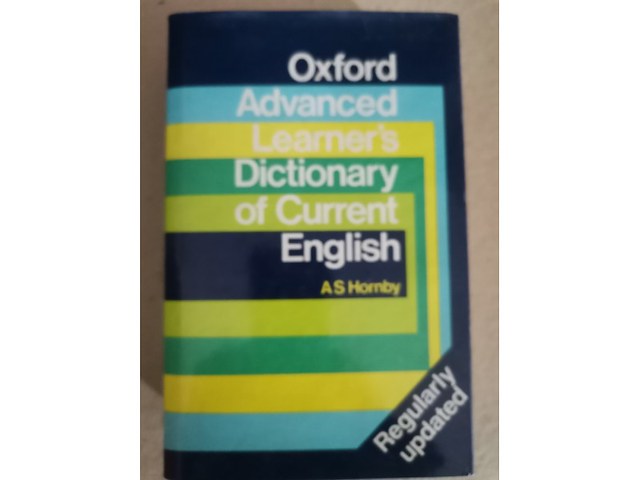 AS Hornby Oxford Advanced Learners Dictionary