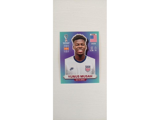 Panini FIFA 2022 international Qatar USA15