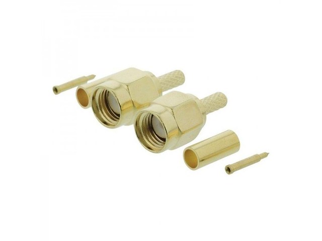 VLSP02900A Connector SMA Male Metal Gold