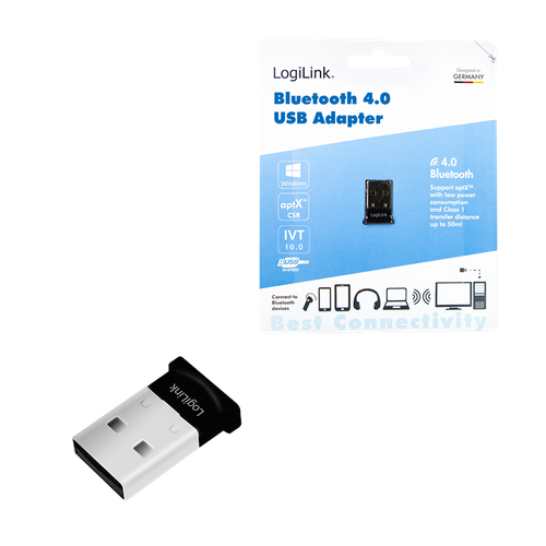 LogiLink Bluetooth 4.0, Adapter USB 2.0, Micro