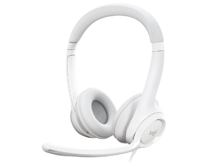 LOGITECH H390 Stereo Headset slušalice sa mikrofonom bele