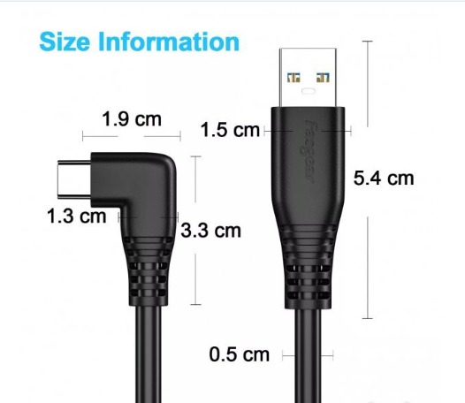 USB 3.0 to Type C kabel 5m