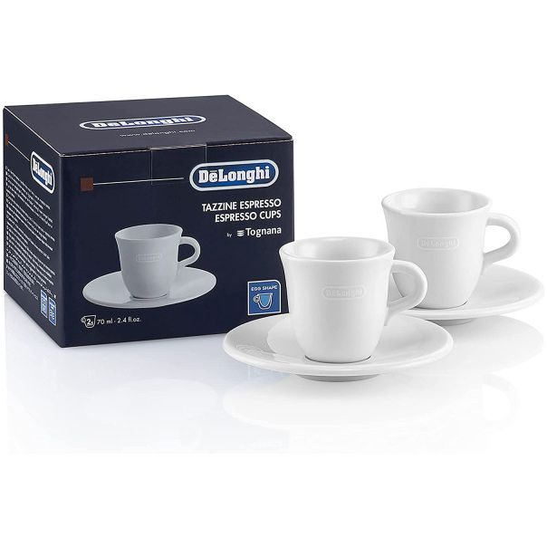 DELONGHI 2 porcelanske šolje za espresso