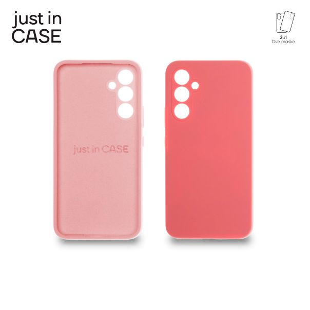 JUST IN CASE 2u1 Extra case MIX za A54 4G/5G, roze/puder roze