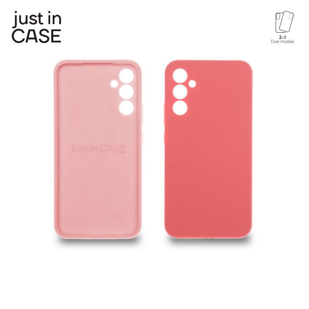 JUST IN CASE 2u1 Extra case MIX za A34 4G/5G, roze/puder roze