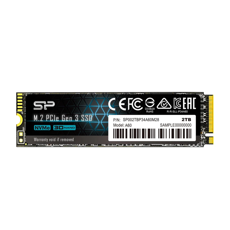 Silicon Power 2TB M.2 NVMe A60 (SP002TBP34A60M28) PCIe SSD disk