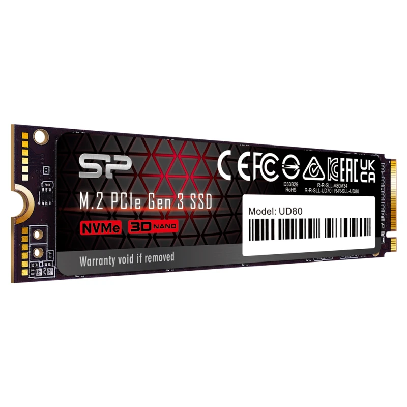 Silicon Power 500GB M.2 NVMe UD80 (SP500GBP34UD8005) PCIe SSD disk