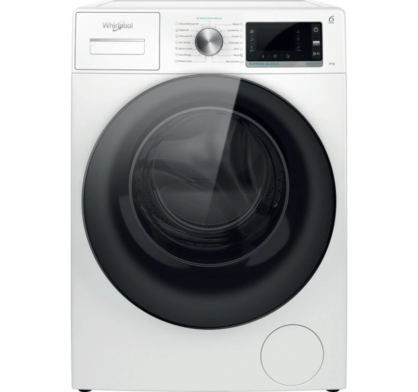 Whirlpool W6XW845WBEE veš mašina 8kg 1400 obrtaja