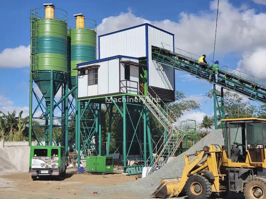 Nova ACHIEVE HZS60 CONCRETE BATCHING PLANT【ACHIEVE】SICOMA MIXER fabrika betona