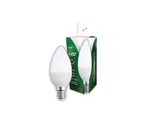 Lumax ECO led sijalica E14 toplo bela 5W (30-40W)