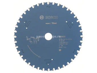 List kružne testere Expert za metal Bosch 2608643056 190 x 20 x 2,0 mm 40z