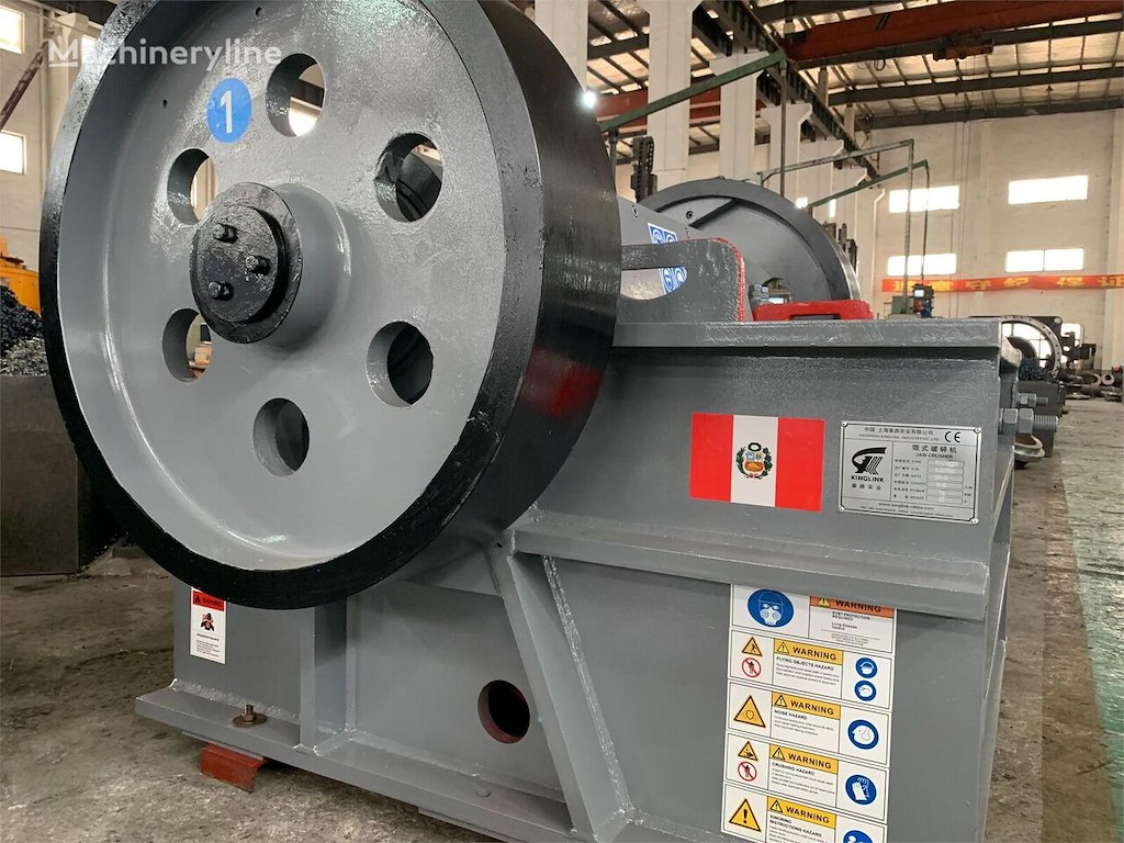 Nova Kinglink PEX2501200 | PEX1047 Granulator Jaw Crusher čeljusna drobilica