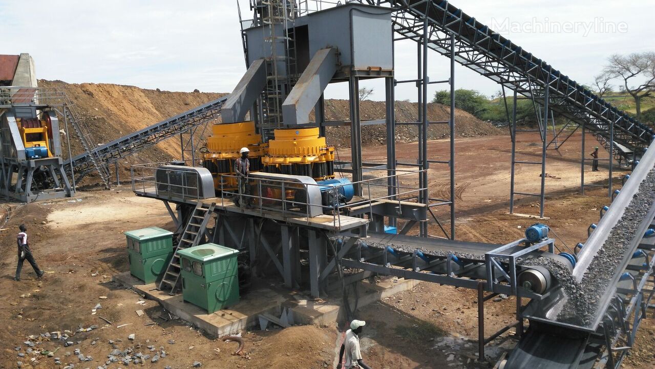 Novo Kinglink 250TPH Basalt \ Silex Stone Crusher Crushing Plant postrojenje za drobljenje