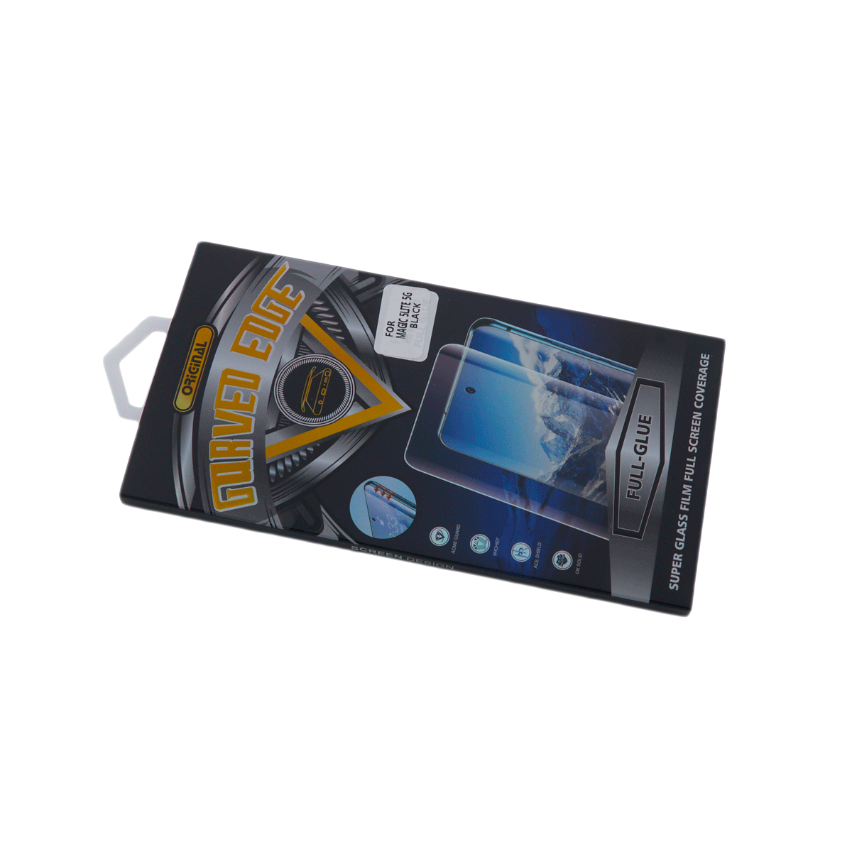Nalepnica Display-a Glass 5D FULL GLUE Honor Magic 5 Lite 5G (black)