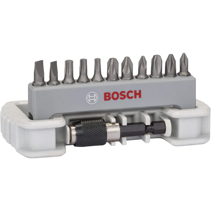 Bosch 11-delni set bitova odvrtača sa držačem bitova PH1; PH2; PH3; PZ1; PZ2; PZ3; T15; T20; T25; S0,6x4,5; S0,8x5,5; 25 mm (2608522130)