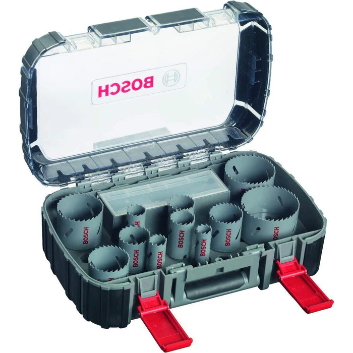 Bosch 17-delni set testera za otvore HSS-bimetal univerzalni 20; 22; 25; 32; 35; 40; 44; 51; 60; 68; 76 mm (2608580888)