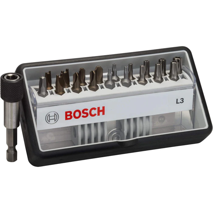 Bosch 18+1-delni set Robust Line bitova odvrtača L ekstra tvrdi 25 mm (2607002569)