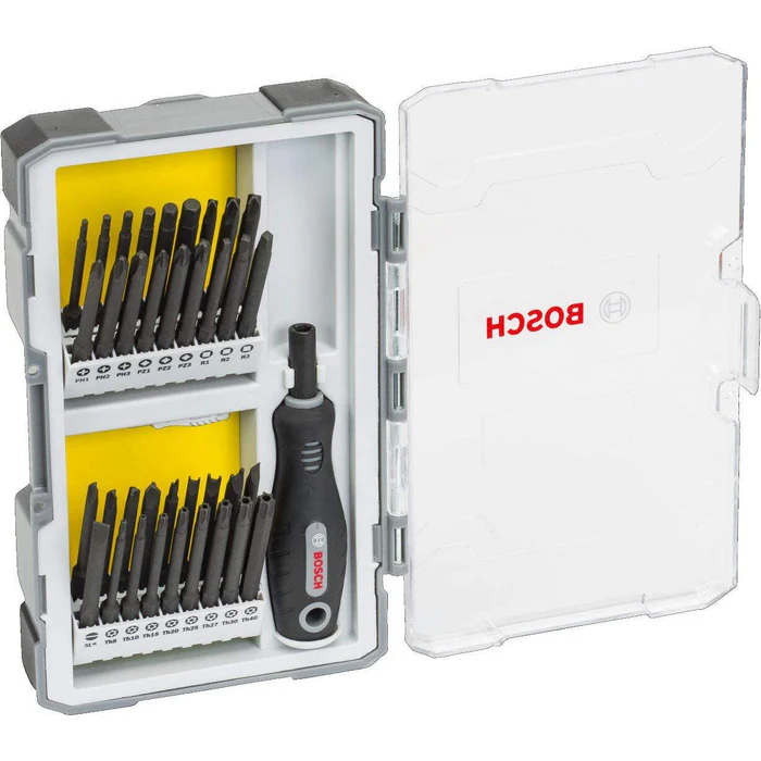 Bosch 37-delni set bitova PH/PZ/S/TH/HEX/TW/SP/R sa ručnim zavrtačem (2607017320)