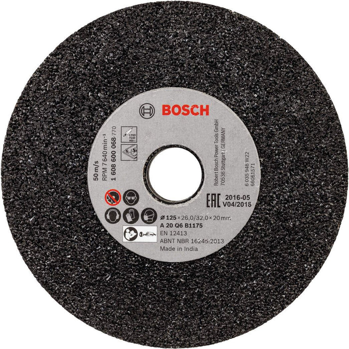 Bosch brusna ploča za ravnu brusilicu 125 mm, 20 mm, 20 - 1608600068