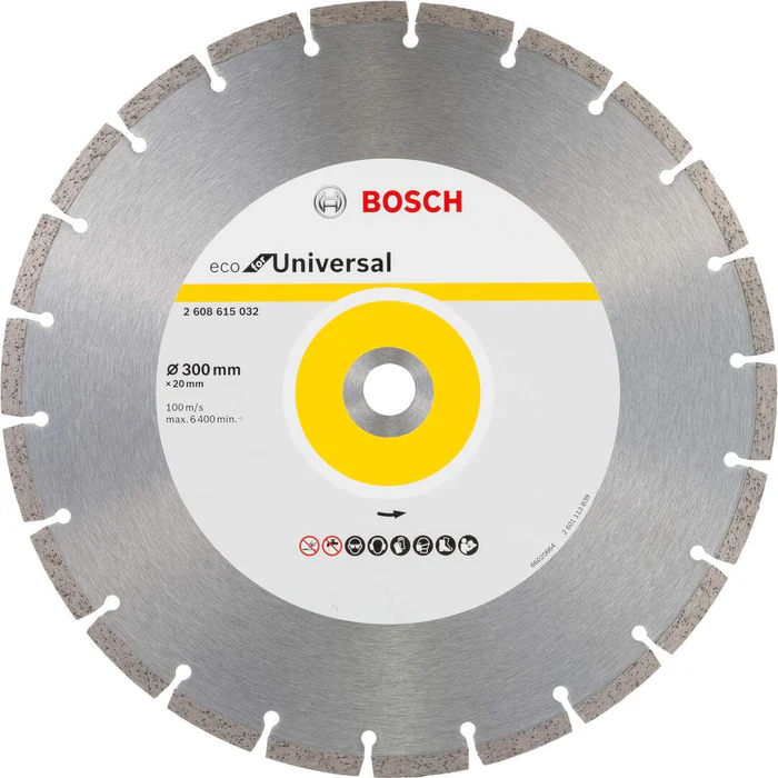 Bosch dijamantska rezna ploča ECO For Universal 300x20x3,2x8 (2608615032)