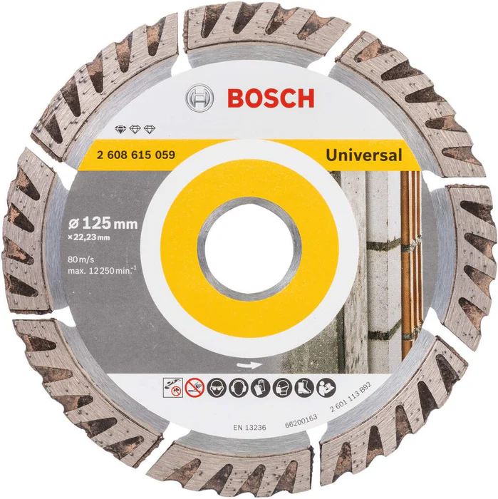 Bosch dijamantska rezna ploča Standard for Universal 125x22,23 125x22.23x2x10 pakovanje od 1 komada - 2608615059