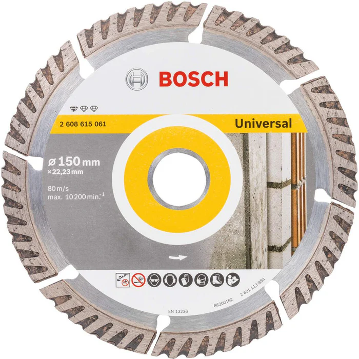 Bosch dijamantska rezna ploča Standard for Universal 150x22,23 150x22.23x2.4x10mm pakovanje od 1 komada - 2608615061